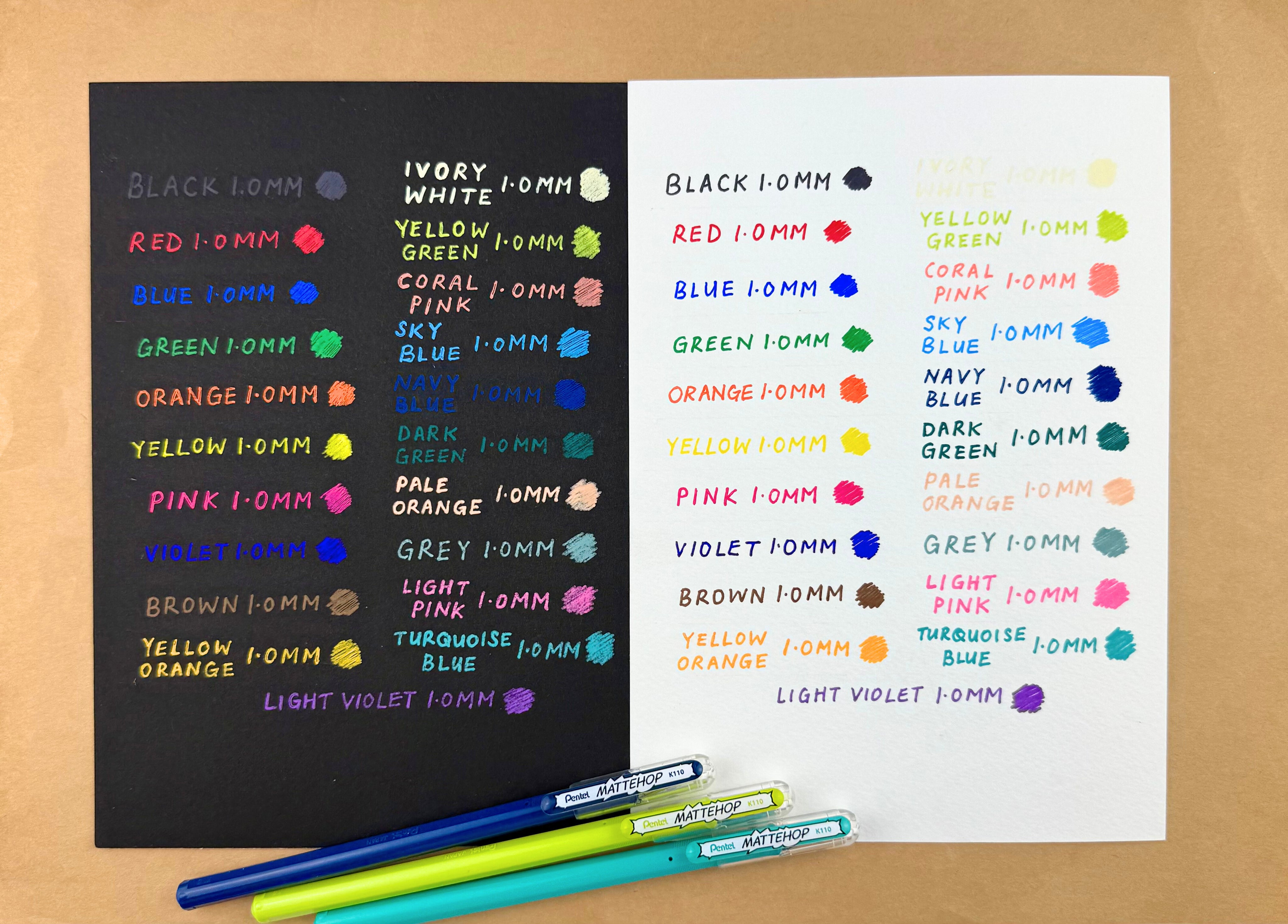 MATTEHOP Gel Roller Pen– Pentel Singapore