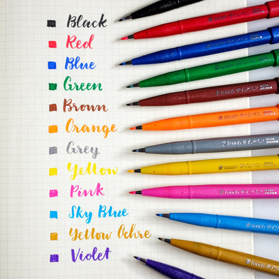 Brush Sign Pen for Cards & Lettering - Pentel Singapore