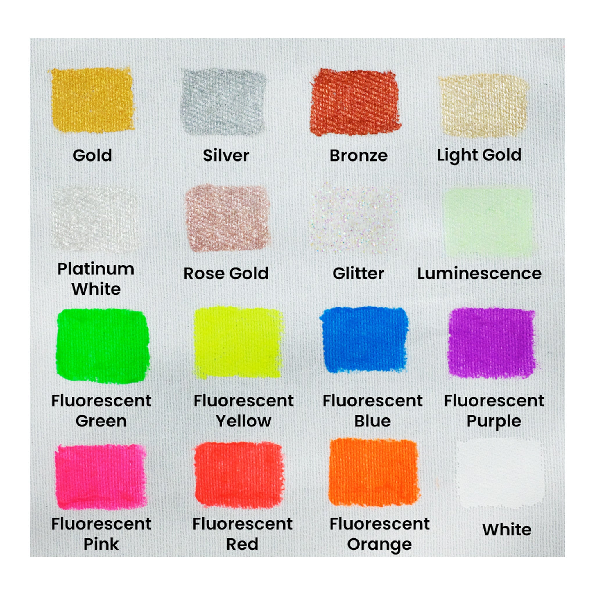 Fabric Fun Fluorescent and Sparkling Colours– Pentel Singapore