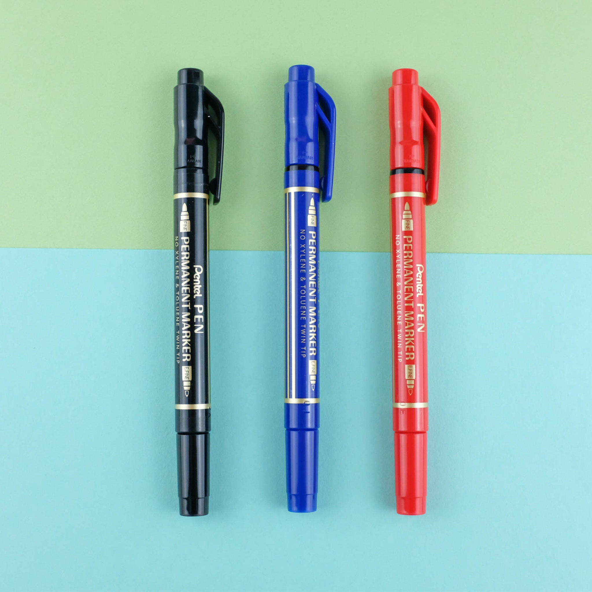 Twin Tip Permanent Marker– Pentel Singapore