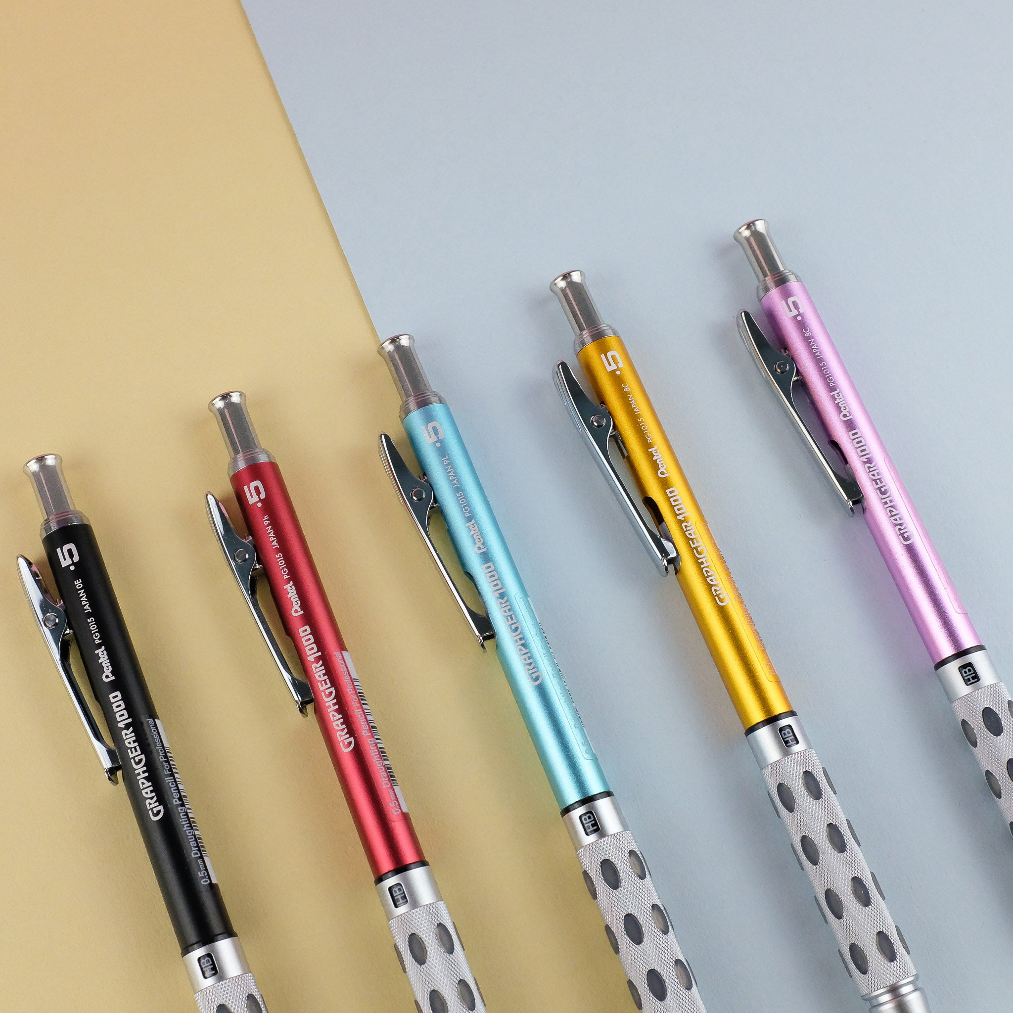 Graphgear 1000 Mechanical Pencil 0.3/0.5/0.7/0.9mm– Pentel Singapore