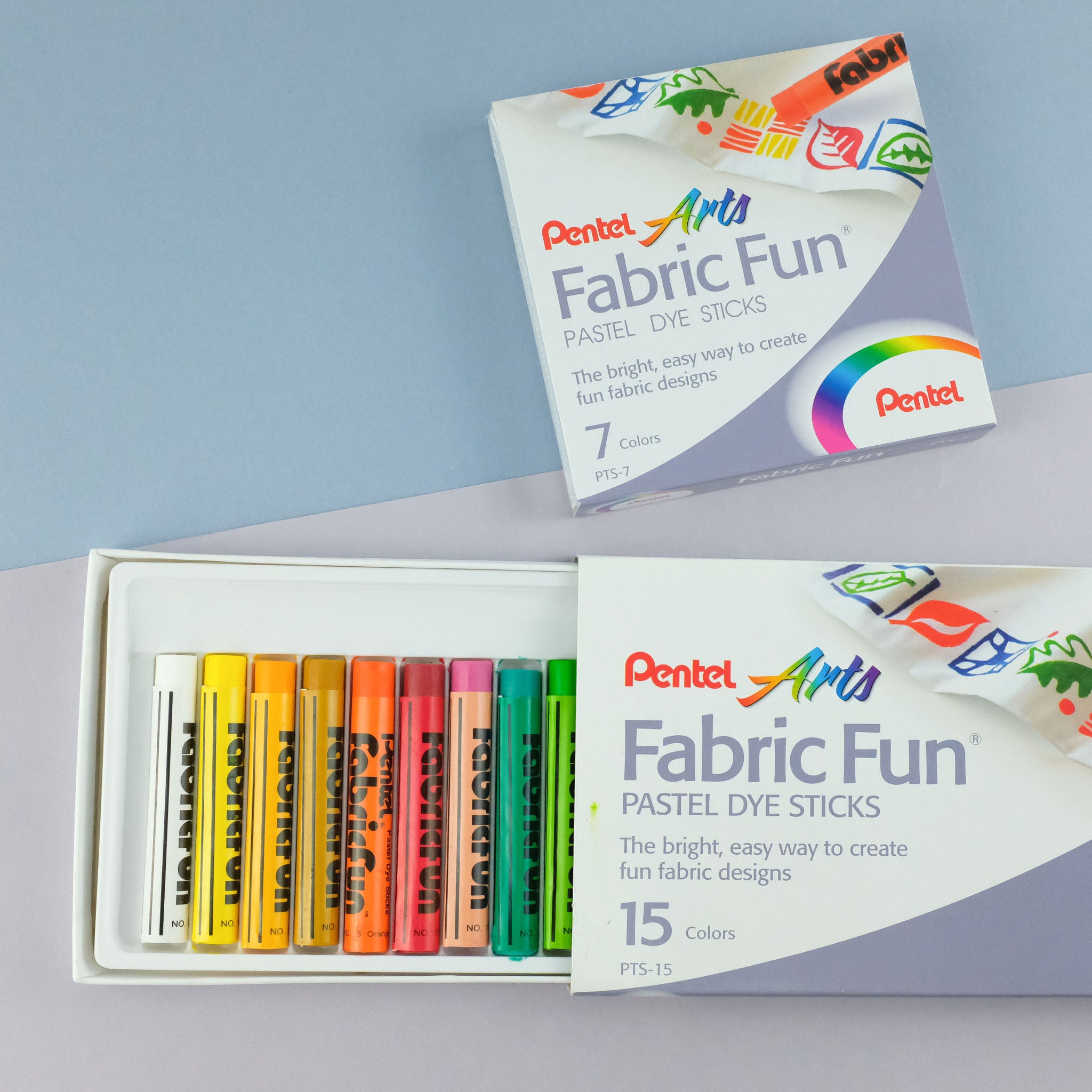 Fabric Fun Pastel Dye Sticks by Pentel Singapore | Easy Fabric Art