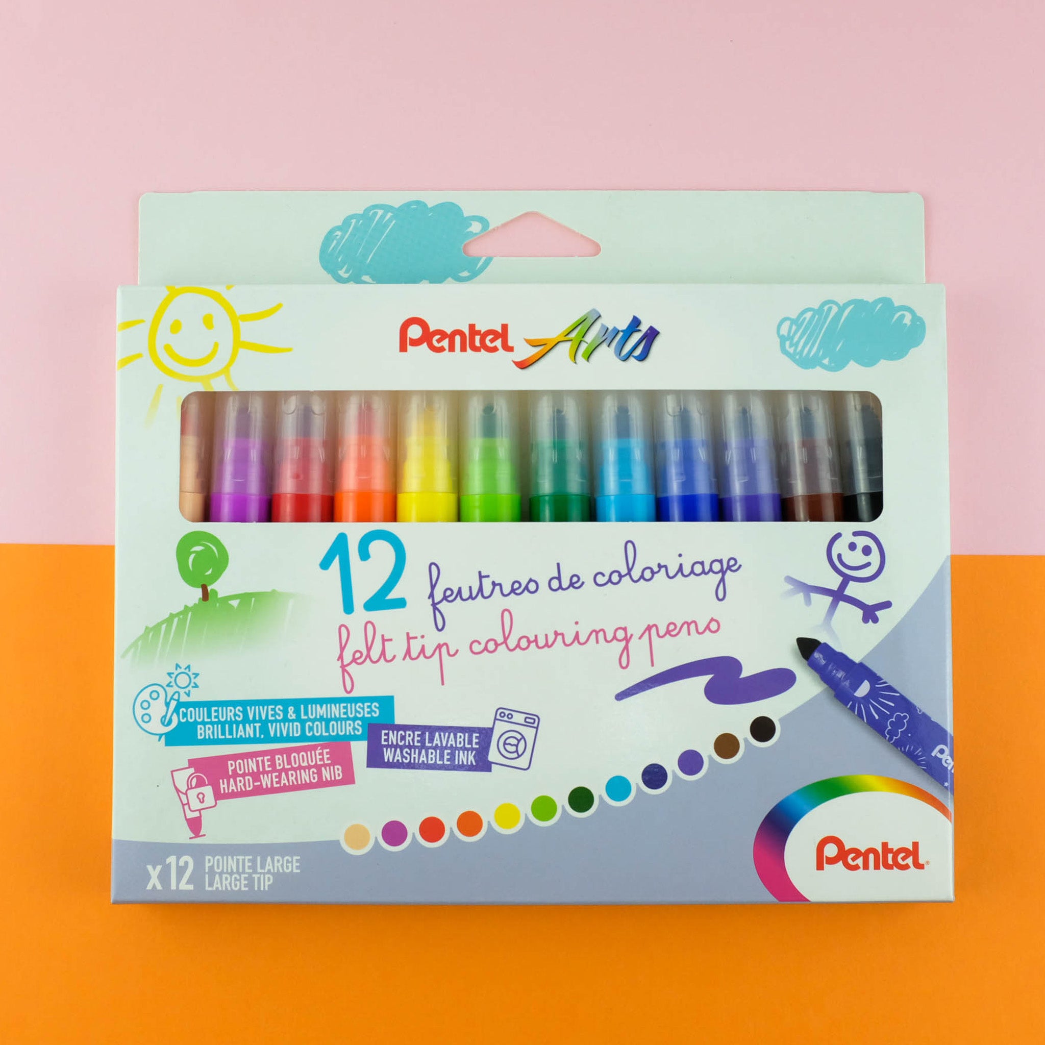 Washable Colour Pen– Pentel Singapore