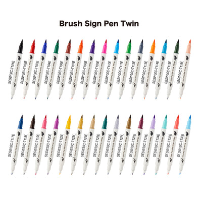 Brush Sign Pen Twin– Pentel Singapore