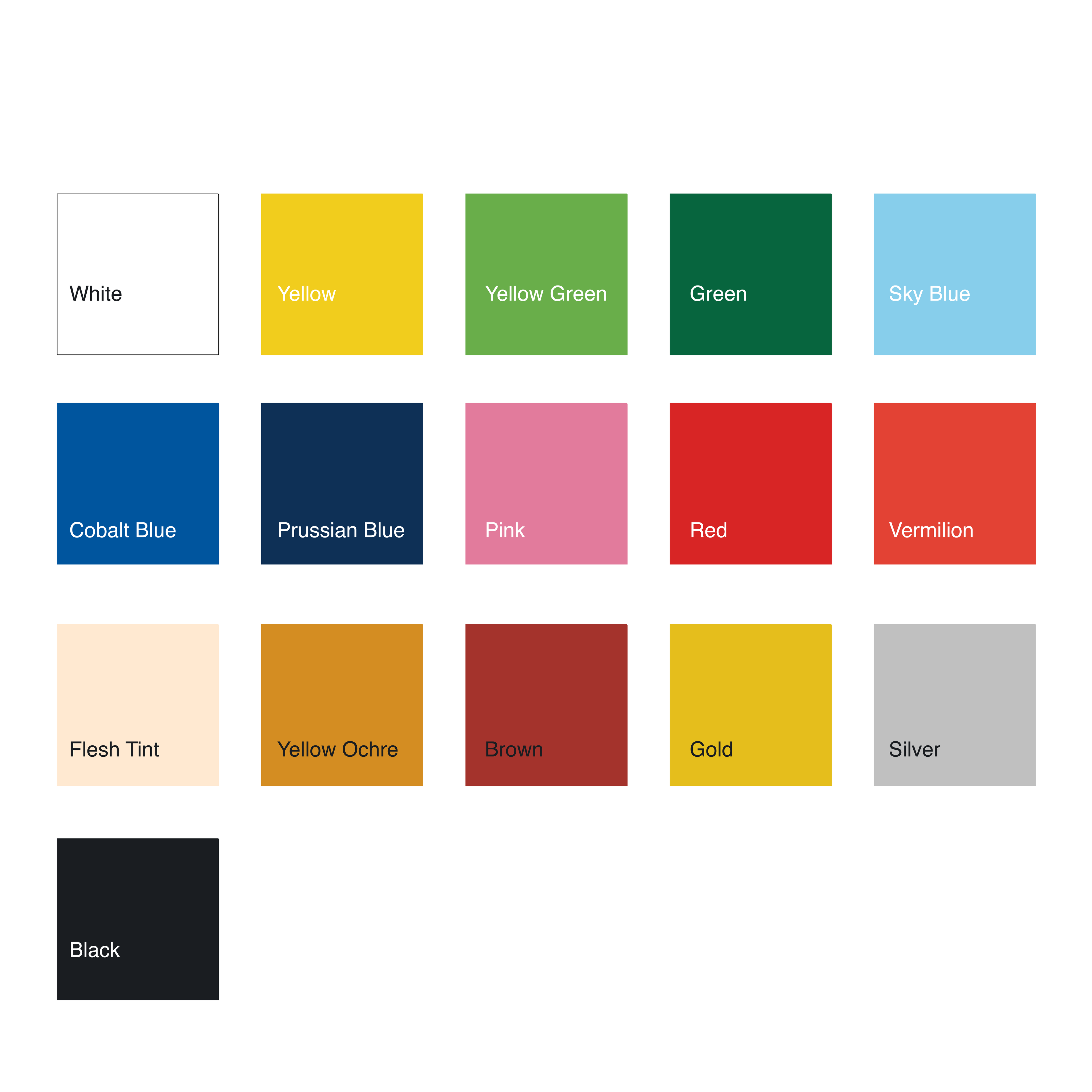 Poster Color (Tube)– Pentel Singapore